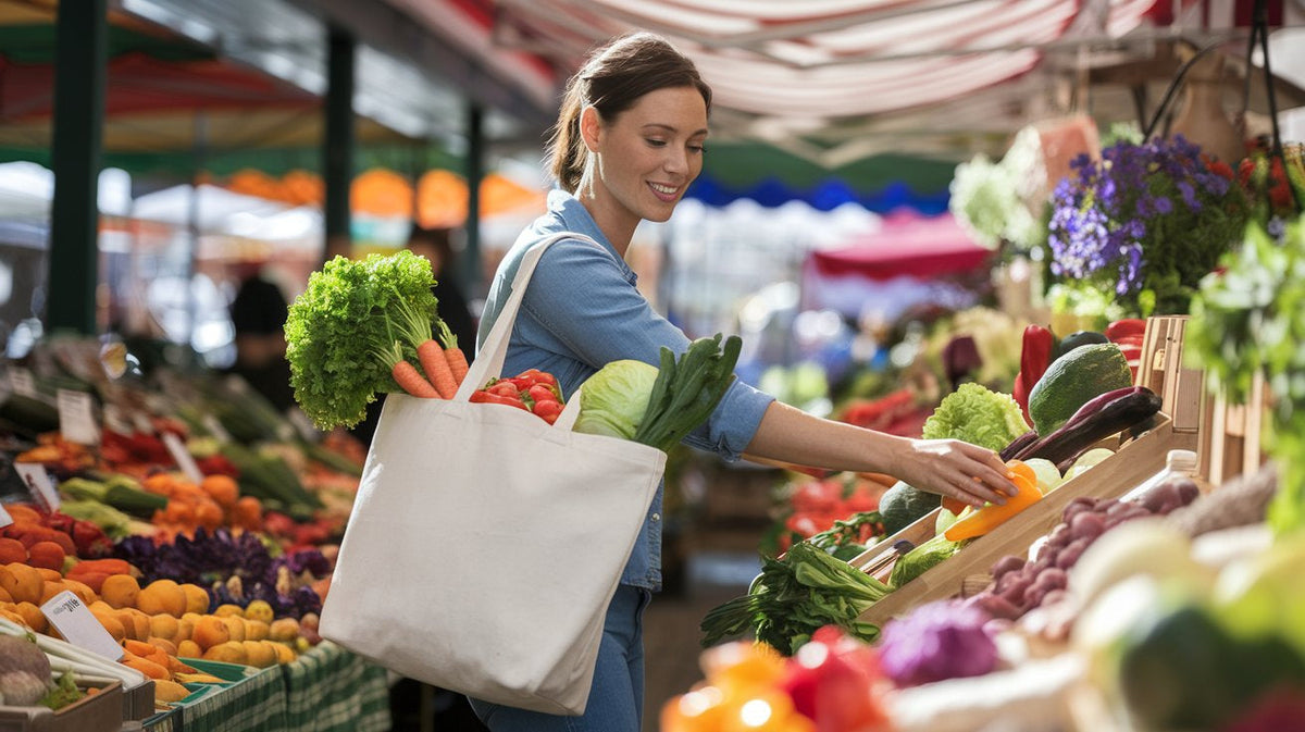 Canvas Grocery Tote Bags — Eco-Friendly, Durable & Customizable